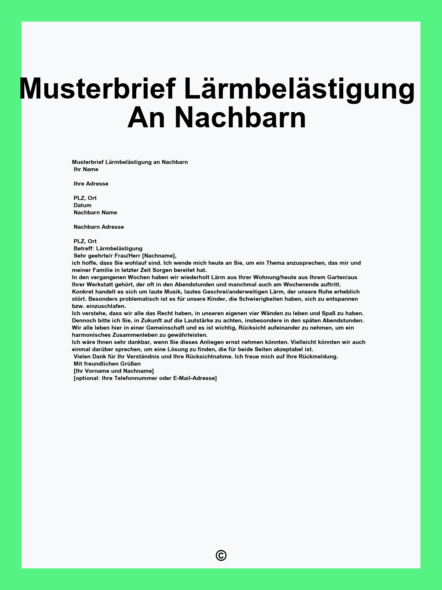 Larmbelastigung Durch Nachbarn Musik